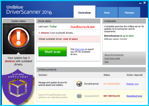 برنامج البحث عن التعريفات الناقصة 2023 كامل مجاناً Uniblue ...